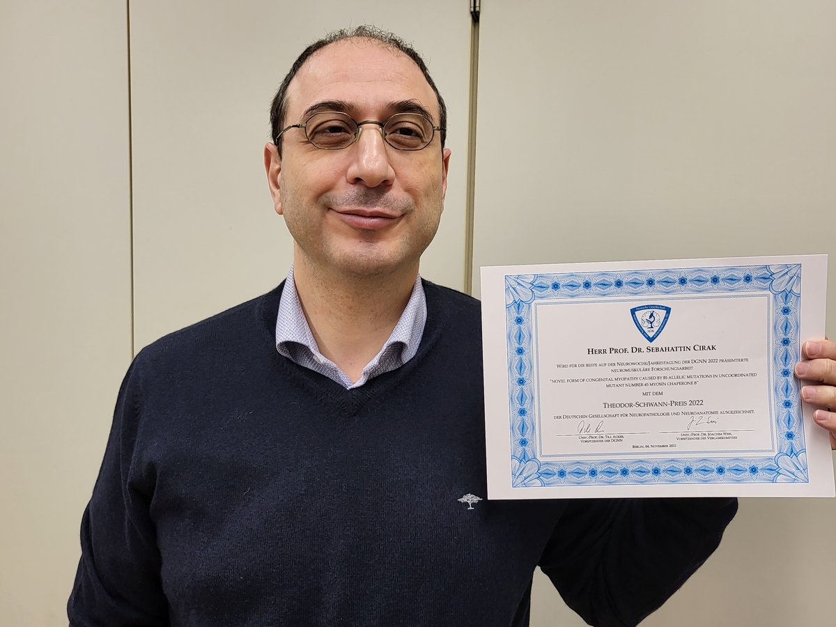 Auszeichnung für Prof. Dr. Sebahattin Cirak | Universitätsklinikum Ulm